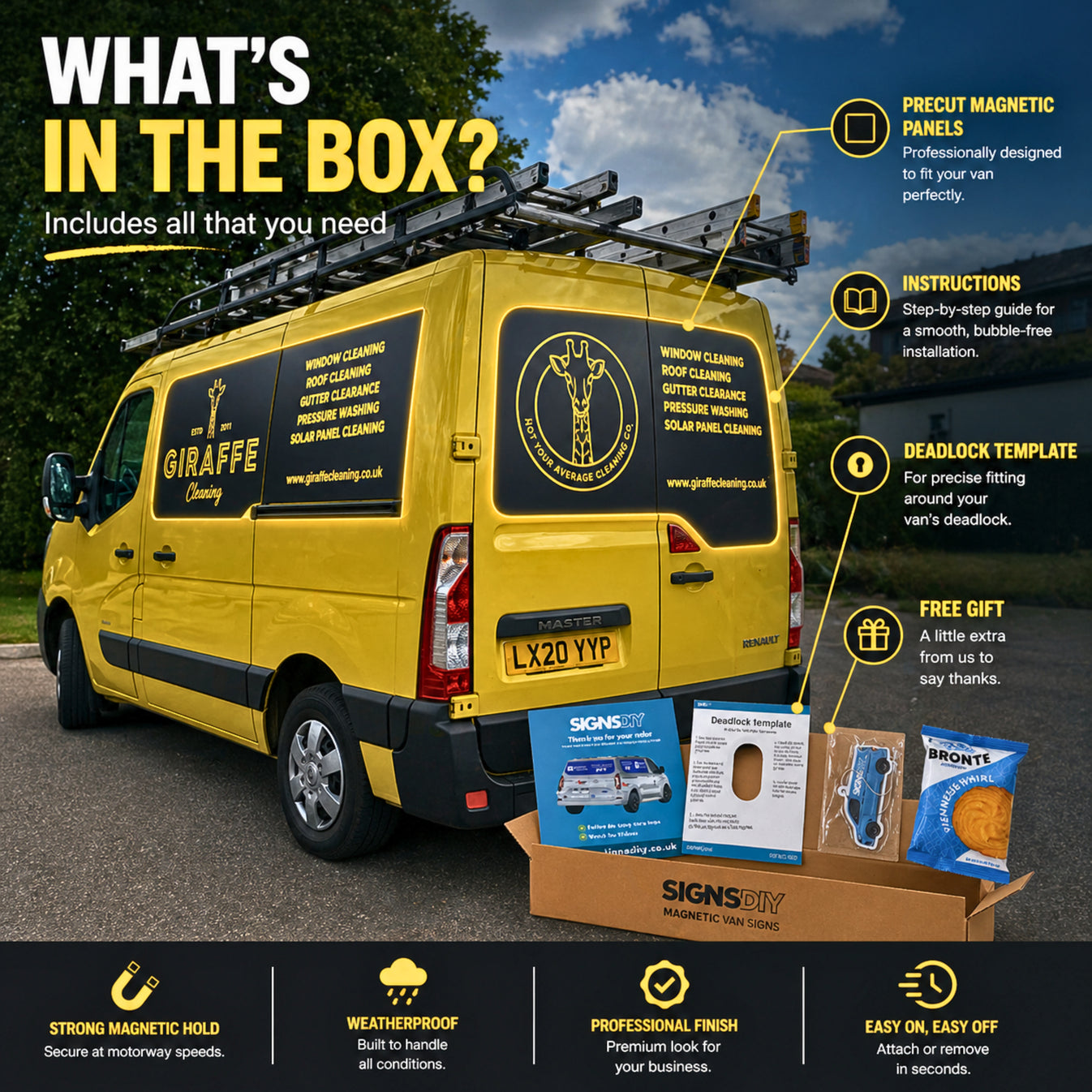 Magnetic Van Signs | Magnetic Van Signage | Signs DIY
